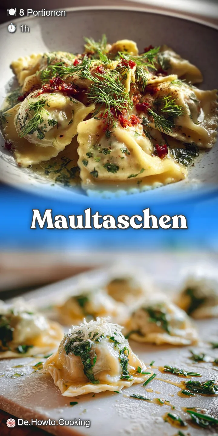 Maultaschen - Schwäbische Maultaschen selber machen